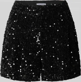 Jake*s Casual Bermuda mit Paillettenapplikation