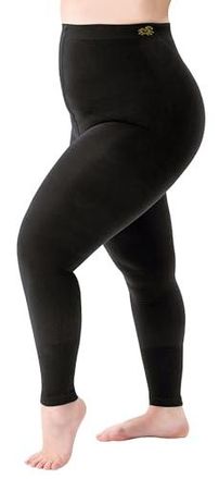 SOLIDEA Be You Icon Curvy Leggins en bambou noir 15/21 mmHg Art. 0612B4, Noir, 46