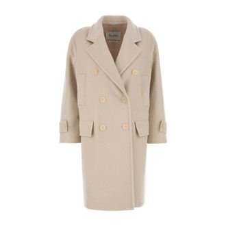 Max Mara Einreiher-M&auml;ntel - - Coats - Damen - Beige - S