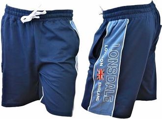 Lonsdale Bermuda Homme Short - Short Homme court en coton, 25084 Navy, XL