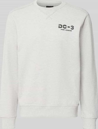 PME Legend Sweatshirt mit Label-Print und Rundhalsausschnitt