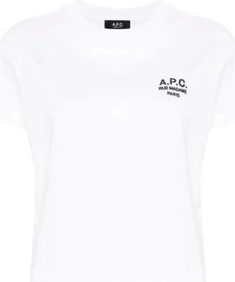 A.P.C. t-shirt Rue Madame Paris - Blanc