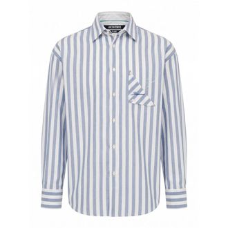 Jacquemus Homme, Chemises, Bleu, Taille: XS La Chemise Voilier