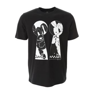 Paul Smith Keyhole Bun Print T-Shirt in Schwarz - - Tops - Herren - Schwarzk - S