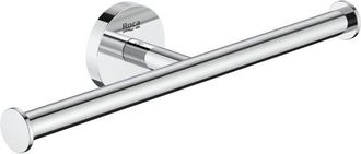 Roca Roca - Porte-rouleau double sans couvercle round hotels Couleur : chromé