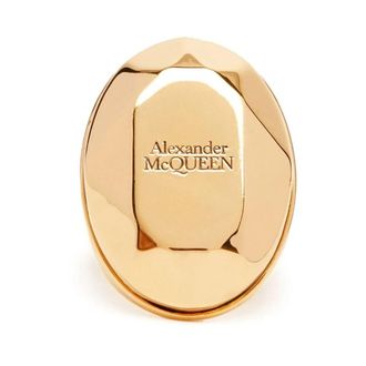 Alexander McQueen Der Facettenstein-Ring - - Accessories - Damen - Gelb - 50 MM