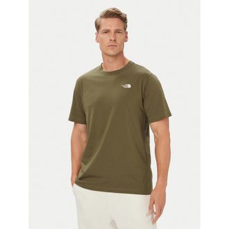 The North Face T-Shirt Evolution Simple Dome NF0A8CZ2 Khakifarben Regular Fit