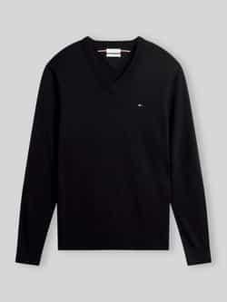 Tommy Hilfiger Regular Fit Pullover aus Baumwoll-Kaschmir-Mix