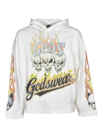 GCDS Pull Col Rond - Beige