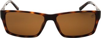 Timberland Sonnenbrille In Dunkelbraun Mit Polarisierten Gl&auml;sern