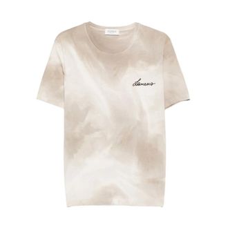 Laneus T-Shirt Over aus Jersey - - Tops - Herren - Mehrfarbig - L