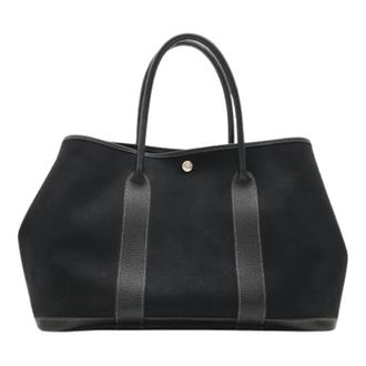 Herm&egrave;s Pre-owned Canvas Tote Bag - - Pre-owned - Damen - Schwarzk - ONE SIZE