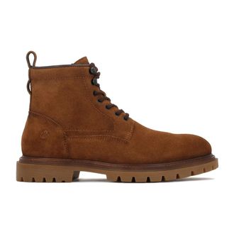 Kazar Homme, Chaussures, Brun, Taille: 42 EU Bottes brunes pour hommes en daim naturel