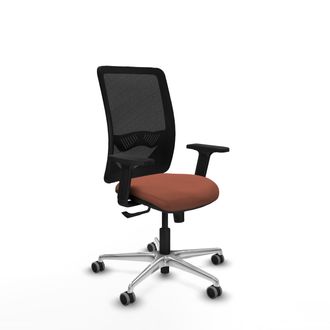 Piqueras y Crespo Gepolsterter Schreibtischstuhl Zulema mit 2D-Armlehnen, h&ouml;henverstellbare Lendenwirbelst&uuml;tze, ausgestattet mit Sincro 3 Positionen und Schneideschaum,