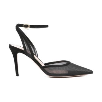 Gianvito Rossi Femme, Chaussures, Noir, Taille: 39 EU &Eacute;l&eacute;gantes Escarpins en Daim