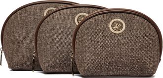 Beverly Hills Polo Club Kosmetiktaschen-Set Beverly Hills Polo Club CWBEO-BHPC-U1-002-AW26 (3-PACK) Braun