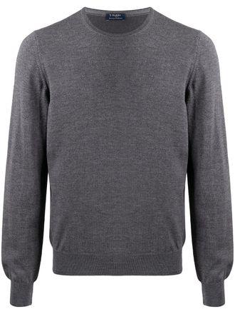 Barba pull en maille texturée - Gris