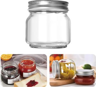 Generic Mason Jars Einmachgläser mit breiter Öffnung, luftdichten Deckeln, Einmachgläser zum Fermentieren, Einlegen, Mahlzeitvorbereitung, Haferflocken und Ta