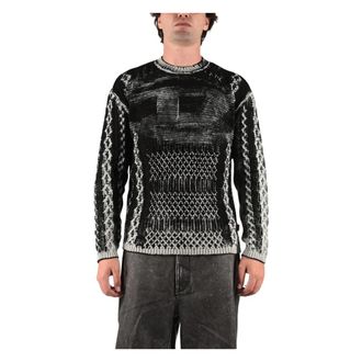 Diesel K-Mione Pullover - - Knitwear - Herren - Schwarzk - L
