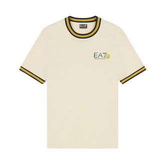 Emporio Armani T-Shirt Graphic Series - - Tops - Herren - Beige - XL