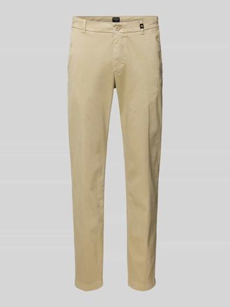 Strellson Slim Fit Chino mit Logo-Applikation Modell Tius