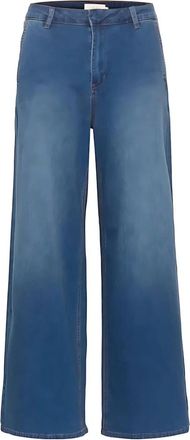 Cream Femme, Jeans, Bleu, Taille: 40 FR L32 Denim Wide Leg Pants