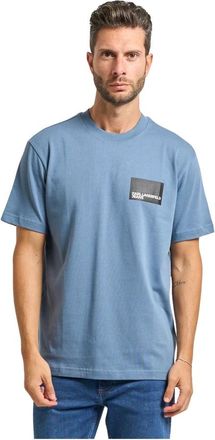 Karl Lagerfeld Homme, Tops, Bleu, Taille: S T-shirts et Polos Bleus