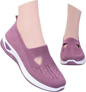 Generic Chaussures Orthop&eacute;diques pour Femme, Chaussures sans Lacets Antid&eacute;rapantes avec Maille pour Femme, Basket de Marche &Agrave; Plateforme Orthop&eacute;dique L&eacute;g&egrave;res 