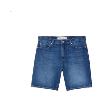 Lacoste Straight Fit Denim Bermuda Shorts - - Shorts - Herren - Blau - W32