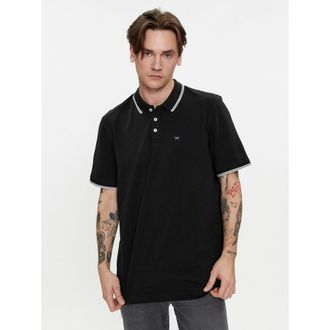 Wrangler Poloshirt 112350404 Schwarz Regular Fit