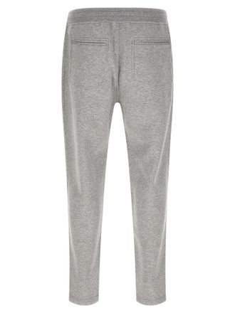 Brunello Cucinelli Mens Gray Cotton Athletic Pants