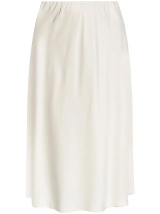 Lisa Yang jupe en soie - Tons neutres