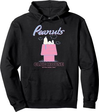Peanuts Snoopy Peanuts Club House Pastell Design Pullover Hoodie