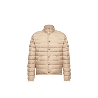 Moncler Moncler Clorin Short Down Jacket, Men, Beige, Size: 0