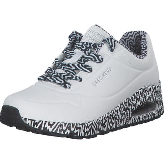 Skechers UNO-Rolling Stones Single 177965-WBK, Women Sneakers, White, 37 EU