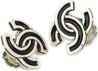 Chanel Crossbody Bags - CC Clip On Earrings - Gr. unisize - in Silber - f&uuml;r Damen