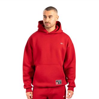 Smilodox Hoodie Herren Rayk, Kapuzenpullover mit Logo auf Brust und gro&szlig;em R&uuml;ckenprint, Pulli K&auml;ngurutasche, B&uuml;ndchen weicher Stoff, sportlicher Sweater f&uuml;r Al