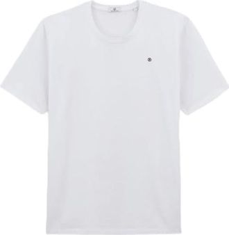 Serge Blanco T-Shirt Manches Courtes Homme Theo Blanc - col Rond - Mode Homme