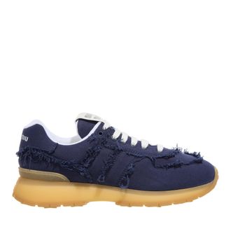 Miu Miu Low-Top Sneaker - Sneaker - Gr. 41 (EU) - in Blau - f&uuml;r Damen