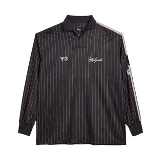 Yohji Yamamoto Homme, Tops, Noir, Taille: L Elite 5 Football Jersey Ks7574