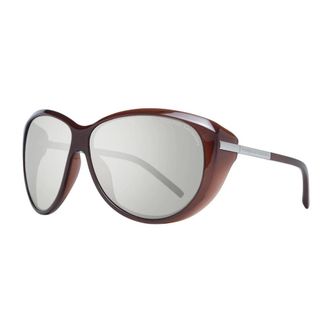 Porsche Design Femme, Accessoires, Brun, Taille: ONE Size Lunettes de Soleil Papillon Marron avec Protection UV
