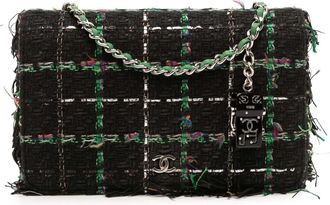 Chanel Hobo Bags - CC Quilted Boucle Tweed Robot Charm Wallet On Chai - Gr. unisize - in Schwarz - für Damen