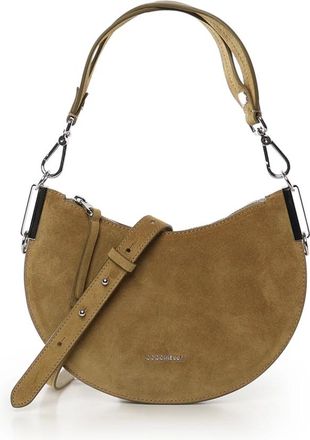 Coccinelle Femme, Sacs, Brun, Taille: ONE Size Sunup Suede Shoulder Bag