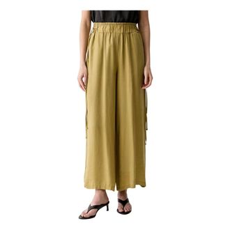 Vicolo Pantalon large - Femme - Pantalons - Vert - Taille: 42 FR