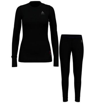 Odlo Set Long Merino 100% Warm - Komplet Funktionsunterw&auml;sche - Damen