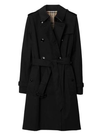 Burberry trench mi-long The Kensington Heritage - Noir