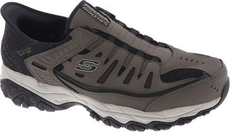 Skechers Herren Afterburn M. Fit Ridgeburn Hands Free Slip-in Slipper, Braun, 40 EU