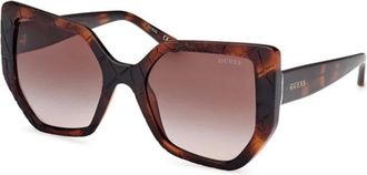 Guess Femme, Accessoires, Brun, Taille: 55 MM Gu00153 52F Lunettes de soleil