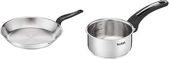 T-fal Primary Po&ecirc;le inox 28 cm, Garantie 10 ans, Acier inoxydable haute qualit&eacute;, Induction, Pour cuisiner de d&eacute;licieuses & Emotion Casserole 14 cm inox