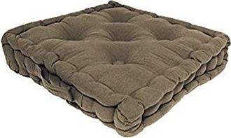 Soleil d'Ocre 7034 Panama Kissen Polsterer Baumwolle Taupe 50 x 50 x 10 cm